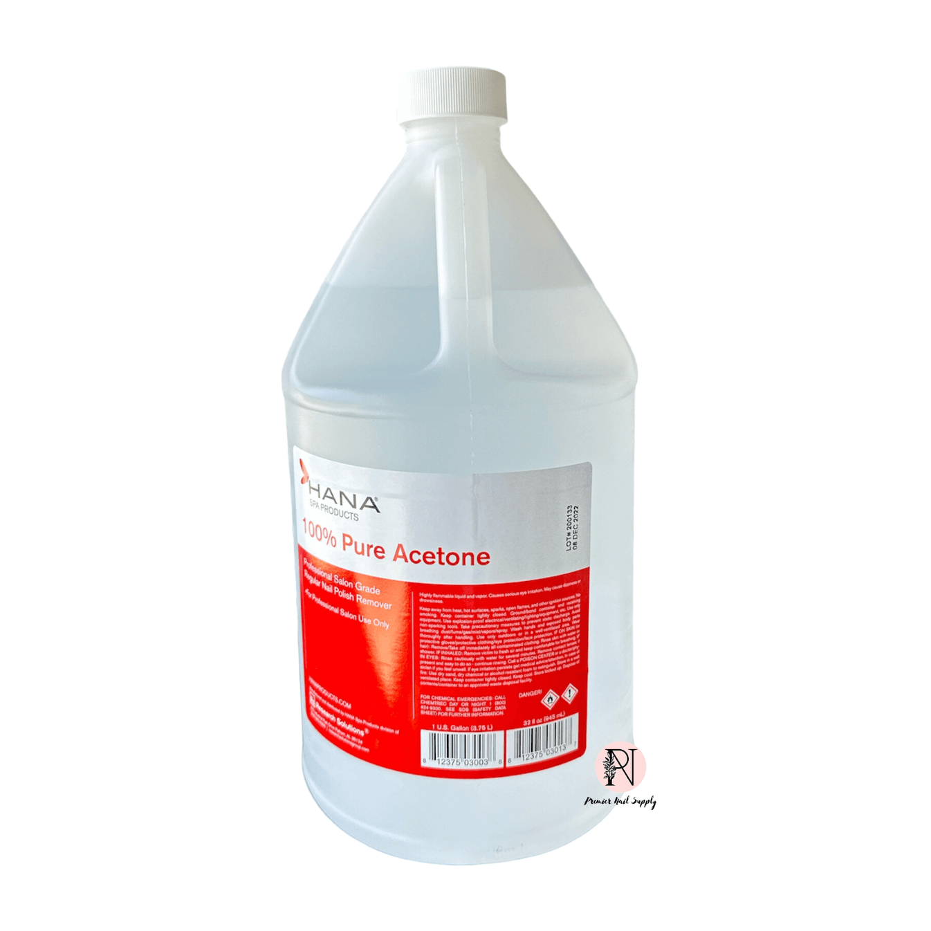 100% Pure Acetone 1 Gallon,PNS