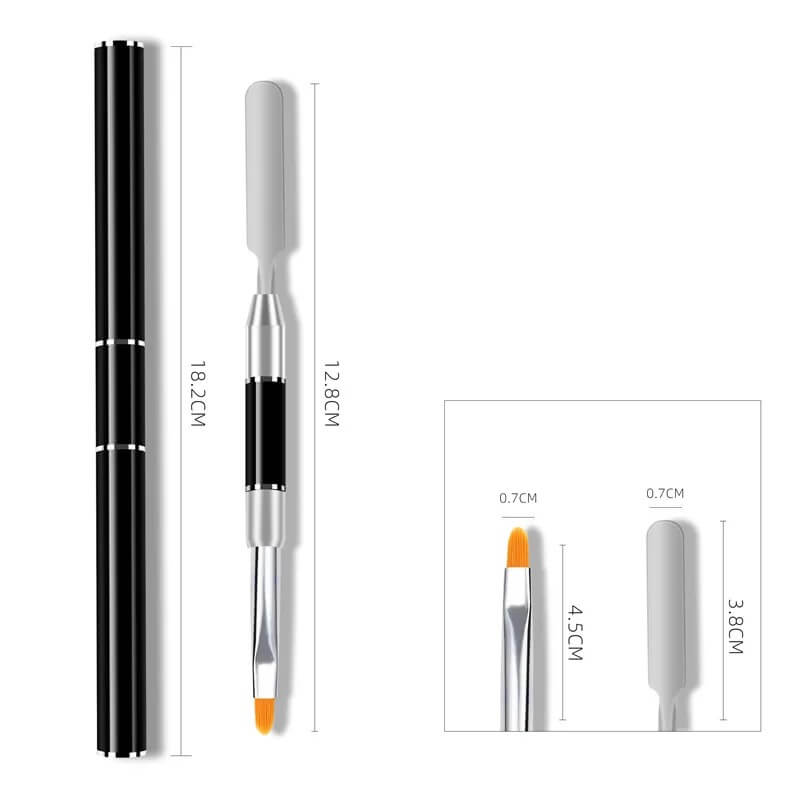 Nail Brush Poly Gel Dual Ended,PNS