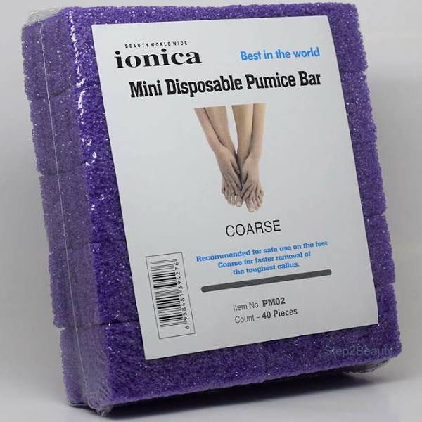 Ionica Mini Disposable Pumice Bar Coarse (1 case/400 pcs),PNS